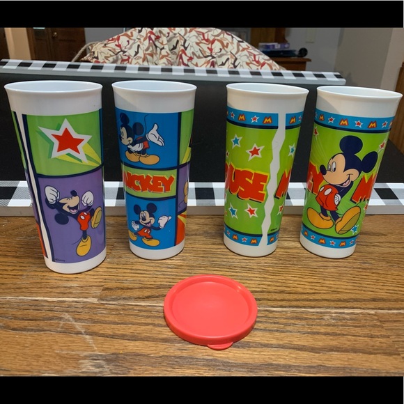 Tupperware Kitchen Tupperware Mickey Mouse Cups New Vintage Poshmark